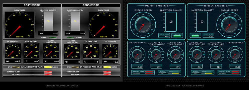 Yacht Control Panel Interface - Nick Trahan Design